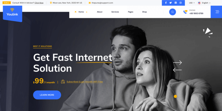 08 Free WordPress Themes for Delivery Services